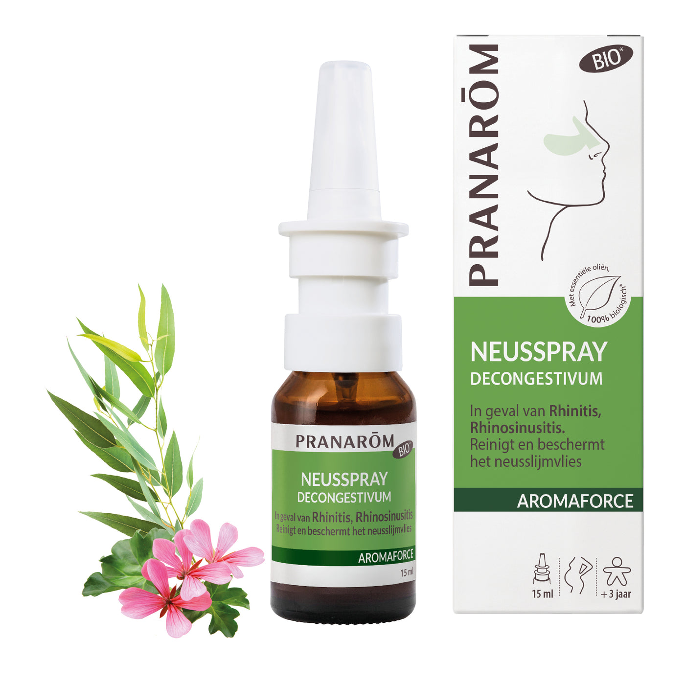 Spray nasal DM - Décongestionnant - 15 ml Bio | Pranarôm