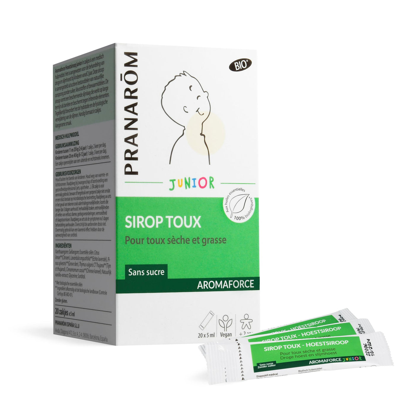 Sirop toux junior - DM Bio | Pranarôm